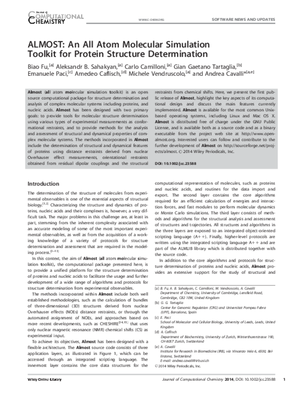 (PDF) ALMOST: An all atom molecular simulation toolkit for protein ...