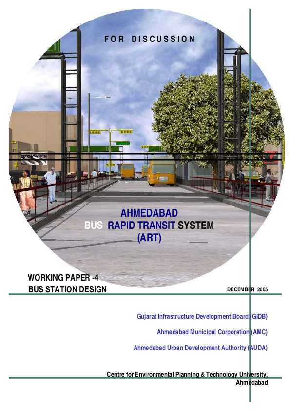 (PDF) BUS STATION DESIGN WORKING PAPER -4 Gujarat Infrastructure ...