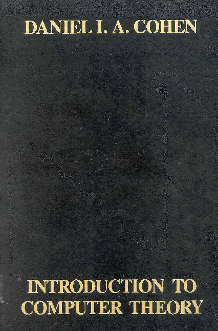 (PDF) Introduction to computer theory by cohen copy