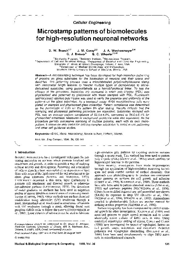 (PDF) Microstamp patterns of biomolecules for high-resolution neuronal ...