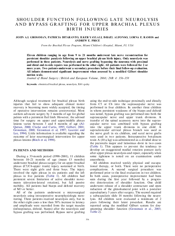 (PDF) Intercostal Nerve Transfers to the Musculocutaneous–A Reliable ...