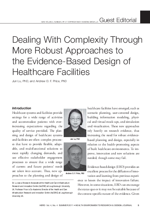 (PDF) Dealing with complexity through more robust approaches to the ...