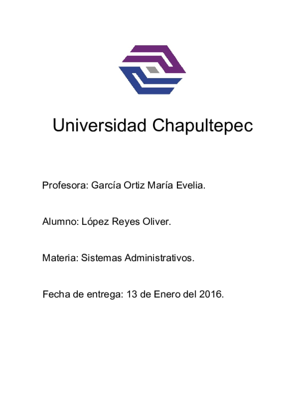 (DOC) Universidad Chapultepec