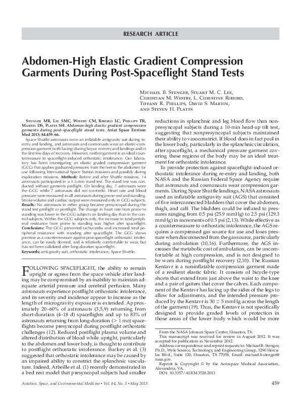(PDF) Abdomen-High Elastic Gradient Compression Garments During Post ...