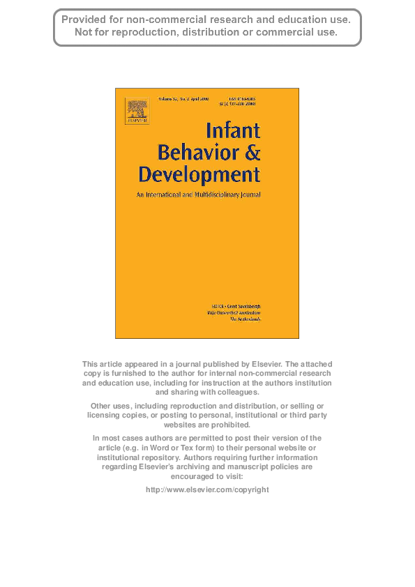 (PDF) The emergence of mother–infant co-regulation during the first ...