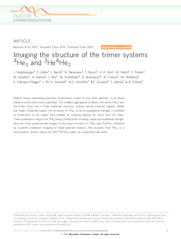 (PDF) Imaging the structure of the trimer systems (4)He3 and (3)He(4)He2