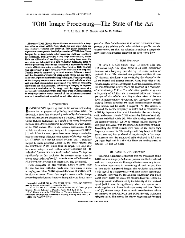 (PDF) TOBI image processing-the state of the art