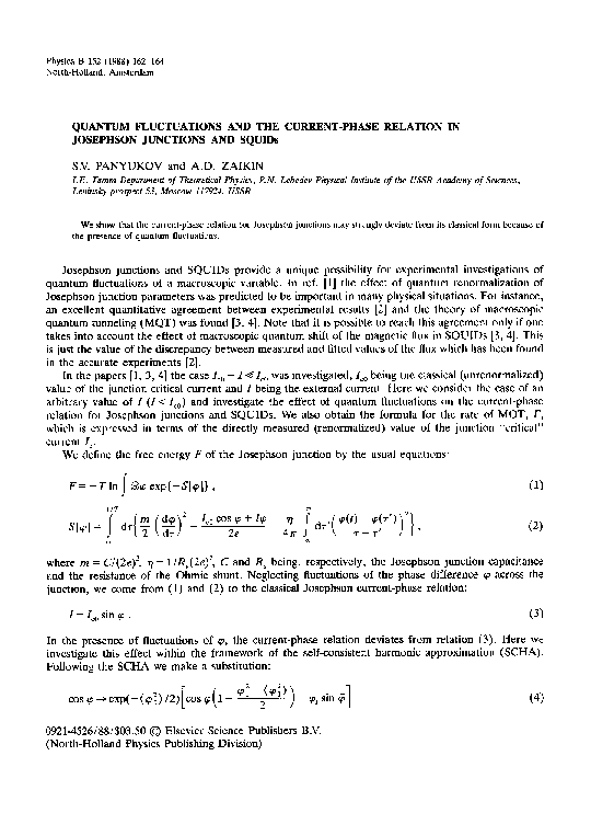 (PDF) Observation of nonsinusoidal current-phase relation in graphene ...