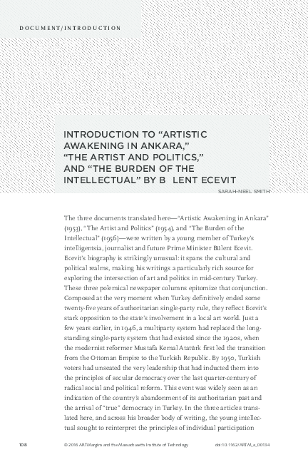 (PDF) Introduction to Art Criticism by Bülent Ecevit - with English ...