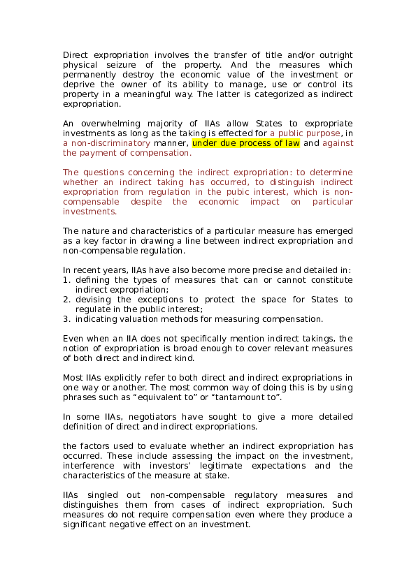 (DOC) Expropriation note