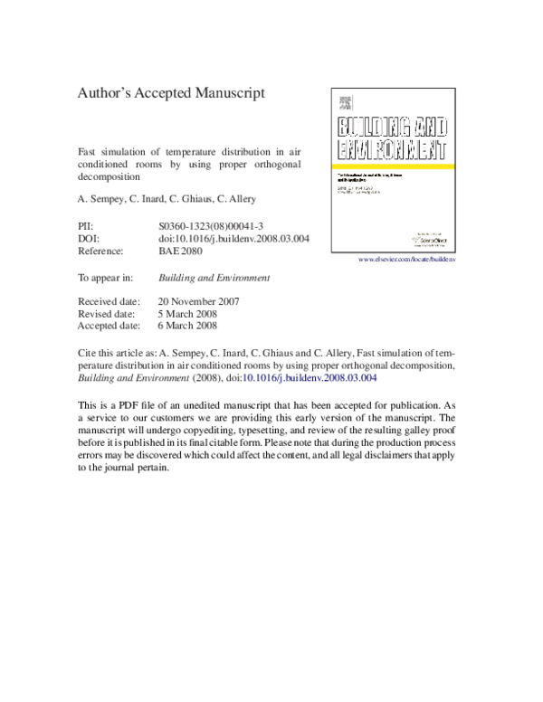 PDF Fast Simulation Of Temperature Distribution In Air Conditioned pdf-fast-simulation-of-temperature-distribution-in-air-conditioned
