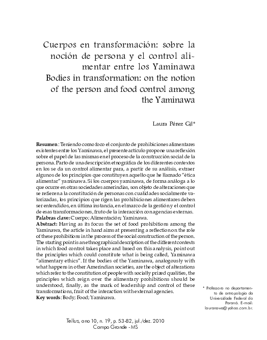 (PDF) Cuerpos en transformación: sobre la noción de persona y el ...
