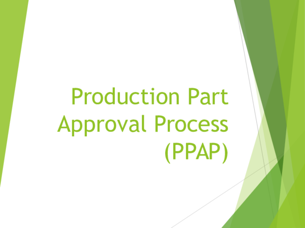 (PPT) PPAP presentation