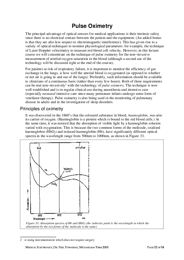 (PDF) Pulse Oximetry
