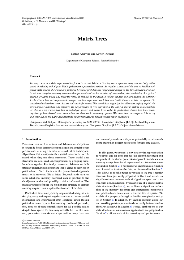 (PDF) Matrix Trees