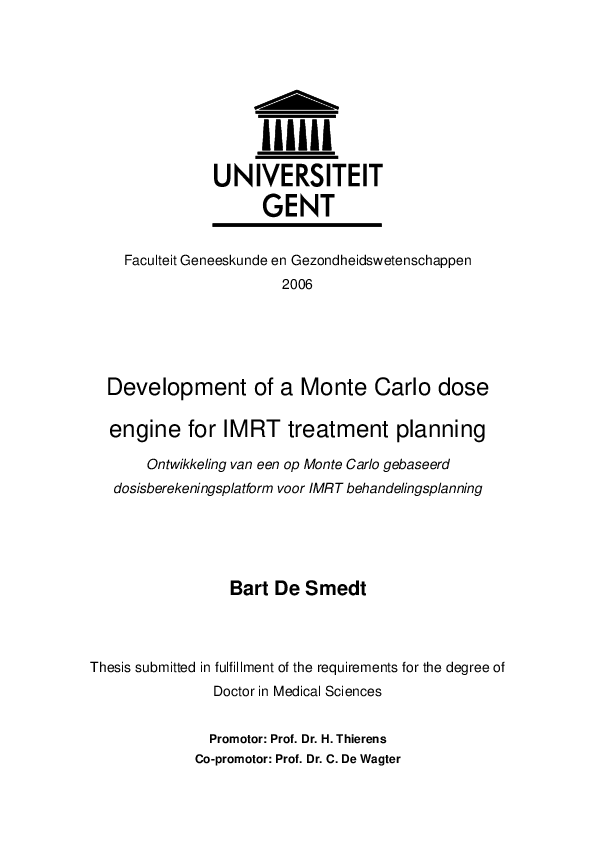 Pdf Decoupling Initial Electron Beam Parameters For Monte Carlo Photon Beam Modelling By