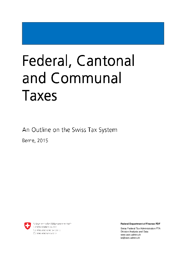 (PDF) Swiss tax system