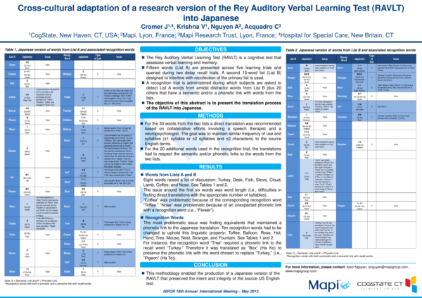 (PDF) Cross-cultural adaptation of a research version of the rey ...