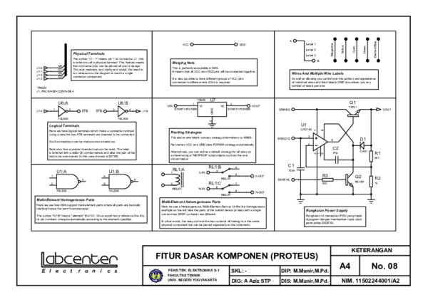 (PDF) Fitur Dasar Proteus (Gambar Teknik)