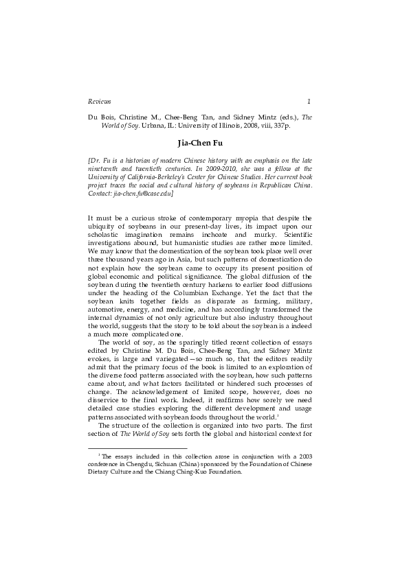 (PDF) Christine M. Du Bois, Chee-Beng Tan, and Sidney Mintz (eds.), The ...
