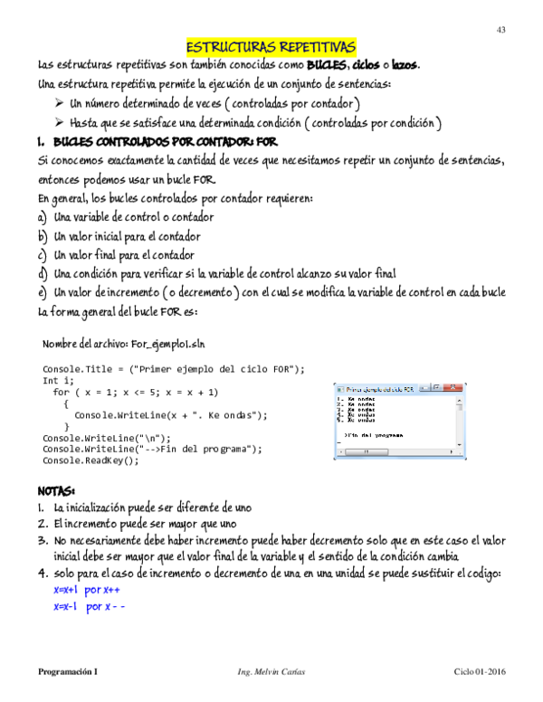 (PDF) ESTRUCTURAS REPETITIVAS