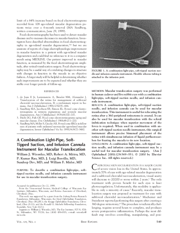 (PDF) A combination light-pipe, soft-tipped suction, and infusion ...