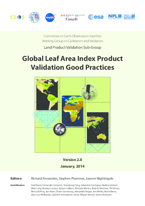 (PDF) CEOS Global LAI Product Validation Good Practices