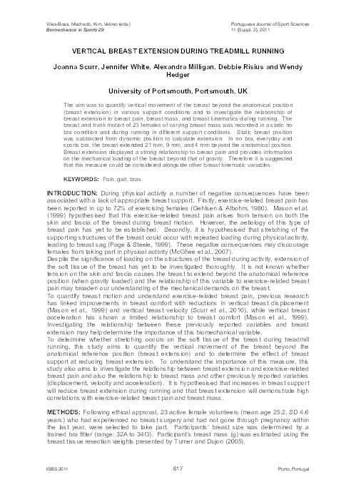 (PDF) Vertical Breast Extension During Treadmill Running