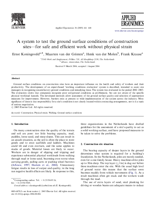 (PDF) A system to test the ground surface conditions of construction ...