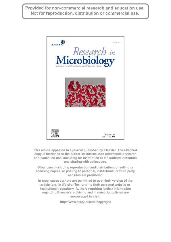 (PDF) Microbial community structure stability, a key parameter in ...