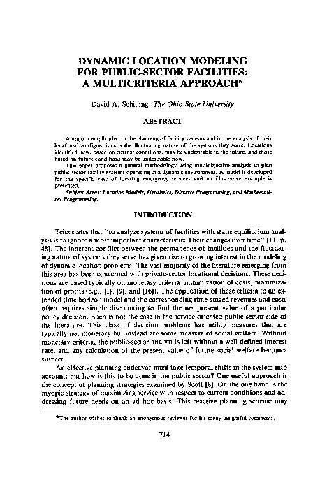 (PDF) Dynamic Location Modeling for Public-Sector Facilities: A ...