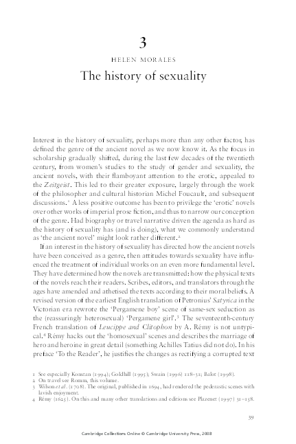 (PDF) The history of sexuality