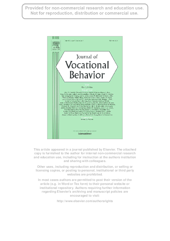 (PDF) Work-based learning: Development and validation of a scale measuring the learning ...