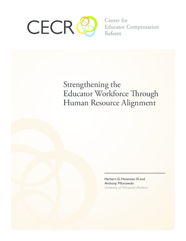 (PDF) Strengthening the Educator Workforce Through Human Resource ...