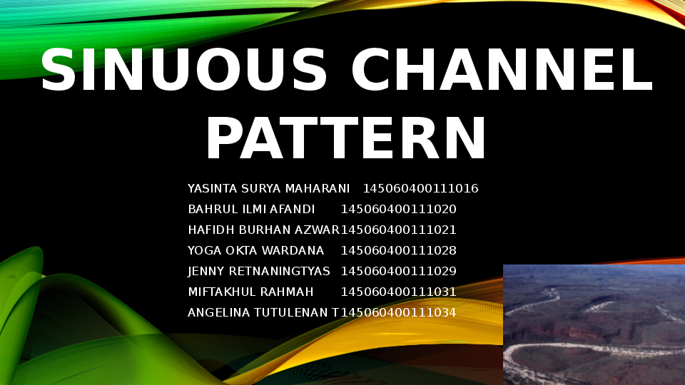 (PPT) SINUOUS CHANNEL PATTERN