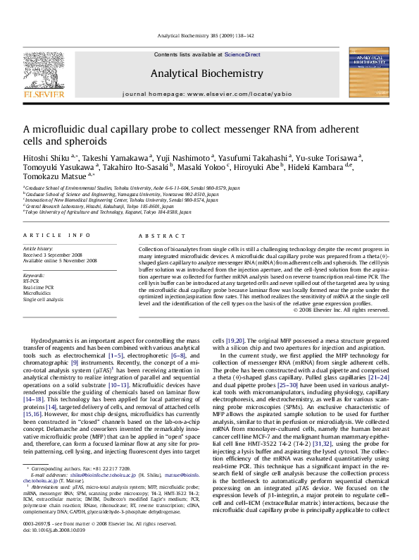 (PDF) A microfluidic dual capillary probe to collect messenger RNA from ...