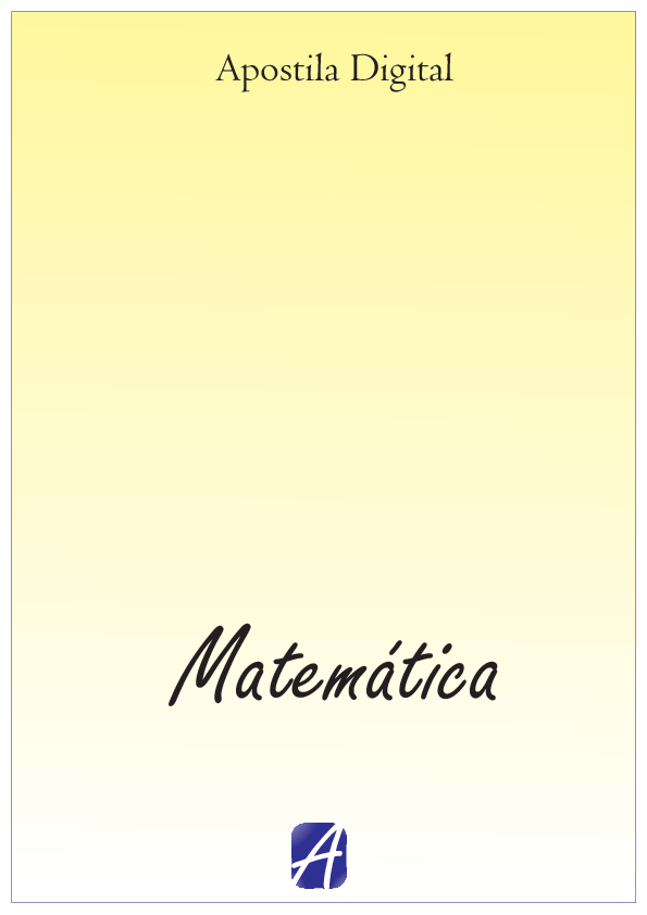 (PDF) Apostila matematica