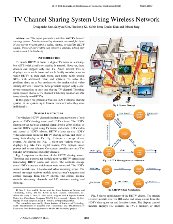 (PDF) TV channel sharing system using wireless network