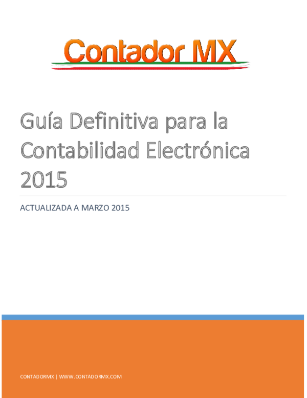 (PDF) Guia definitiva para la contabilidad electronica (PDF) Guia definitiva para la contabilidad electronica