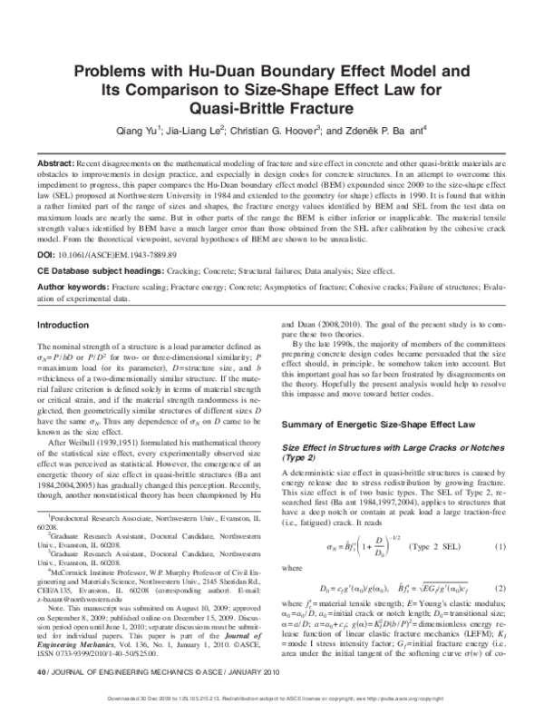 (PDF) Problems with Hu-Duan Boundary Effect Model and Its Comparison to ...