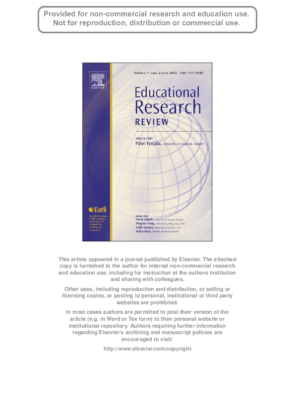 Pdf Argumentation Based Computer Supported Collaborative Learning Abcscl A Synthesis Of 15