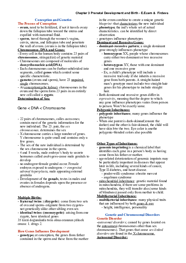 (PDF) Lifespan Development Ch 3