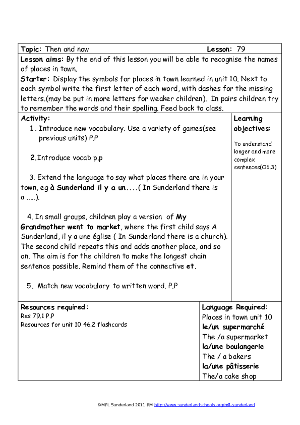 (DOC) Topic: Then and now