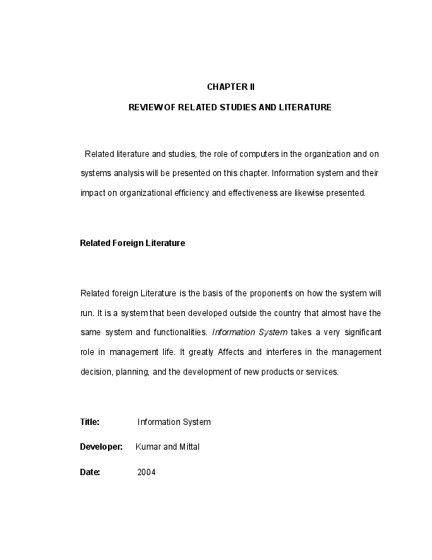 (DOC) CHAPTER II REVIEW OF RELATED STUDIES AND LITERATURE Title ...