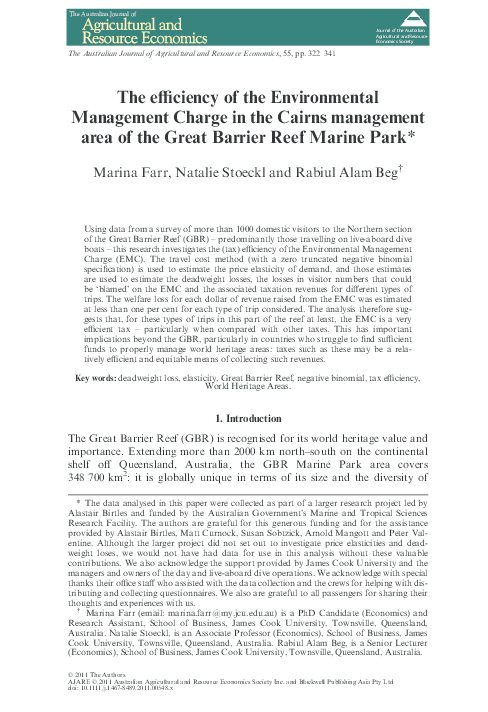 (PDF) The efficiency of the Environmental Management Charge in the ...