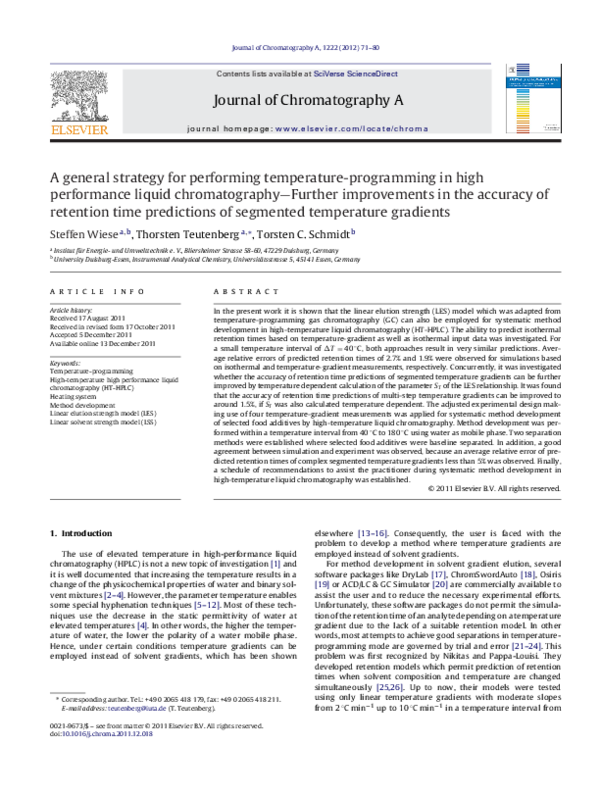 (PDF) A general strategy for performing temperature-programming in high ...
