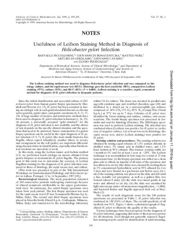 (PDF) Usefulness of Leifson staining method in diagnosis of ...