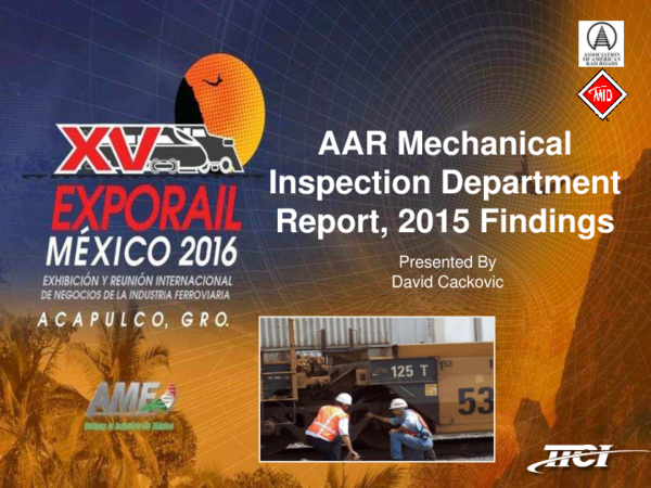 (PDF) AAR Mechanical Inspection Department Report, 2015 Findings | Luis ...