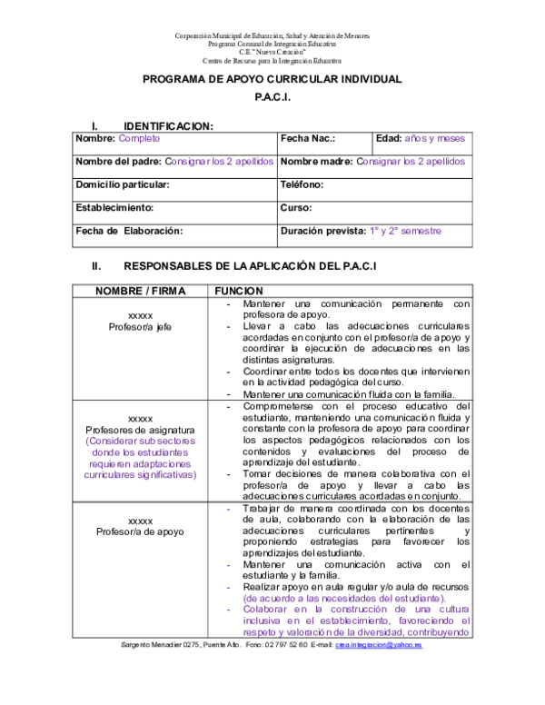 (DOC) PROGRAMA DE APOYO CURRICULAR INDIVIDUAL