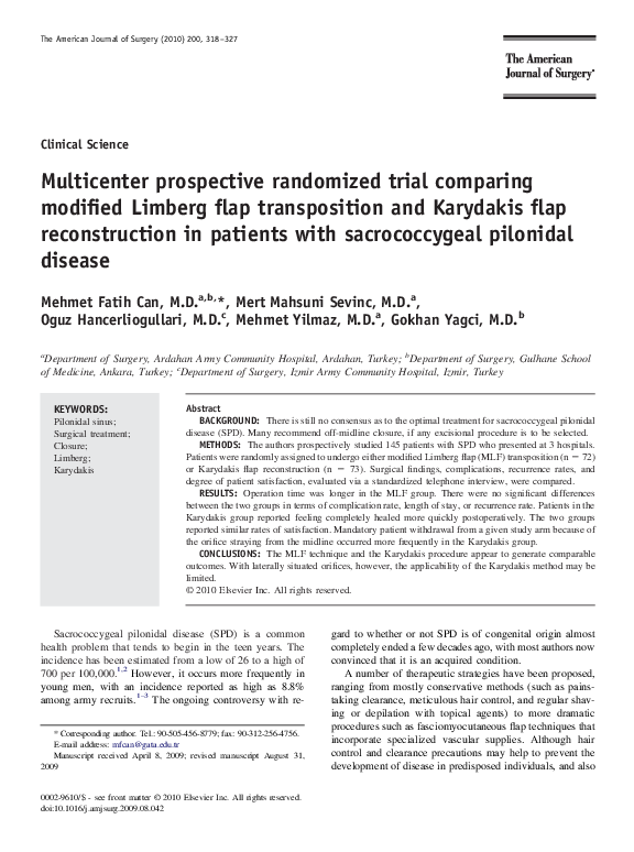 (PDF) Multicenter prospective randomized trial comparing modified ...